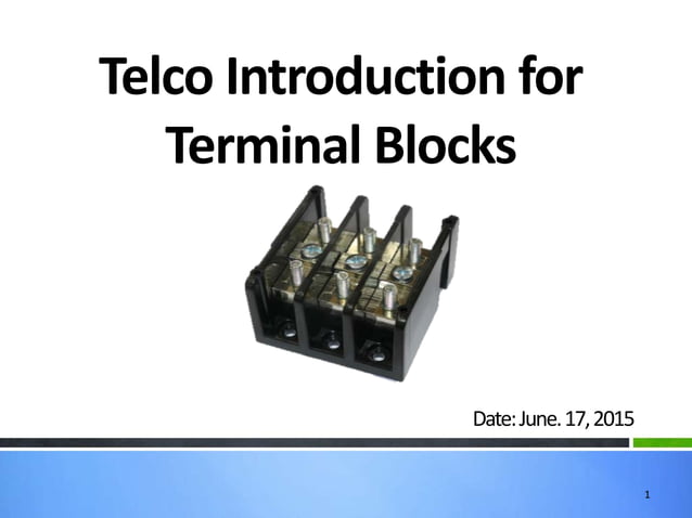Telco terminal block info | PDF | Technology & Computing
