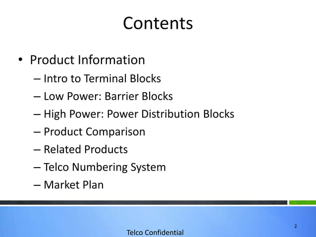 Telco terminal block info | PDF | Technology & Computing