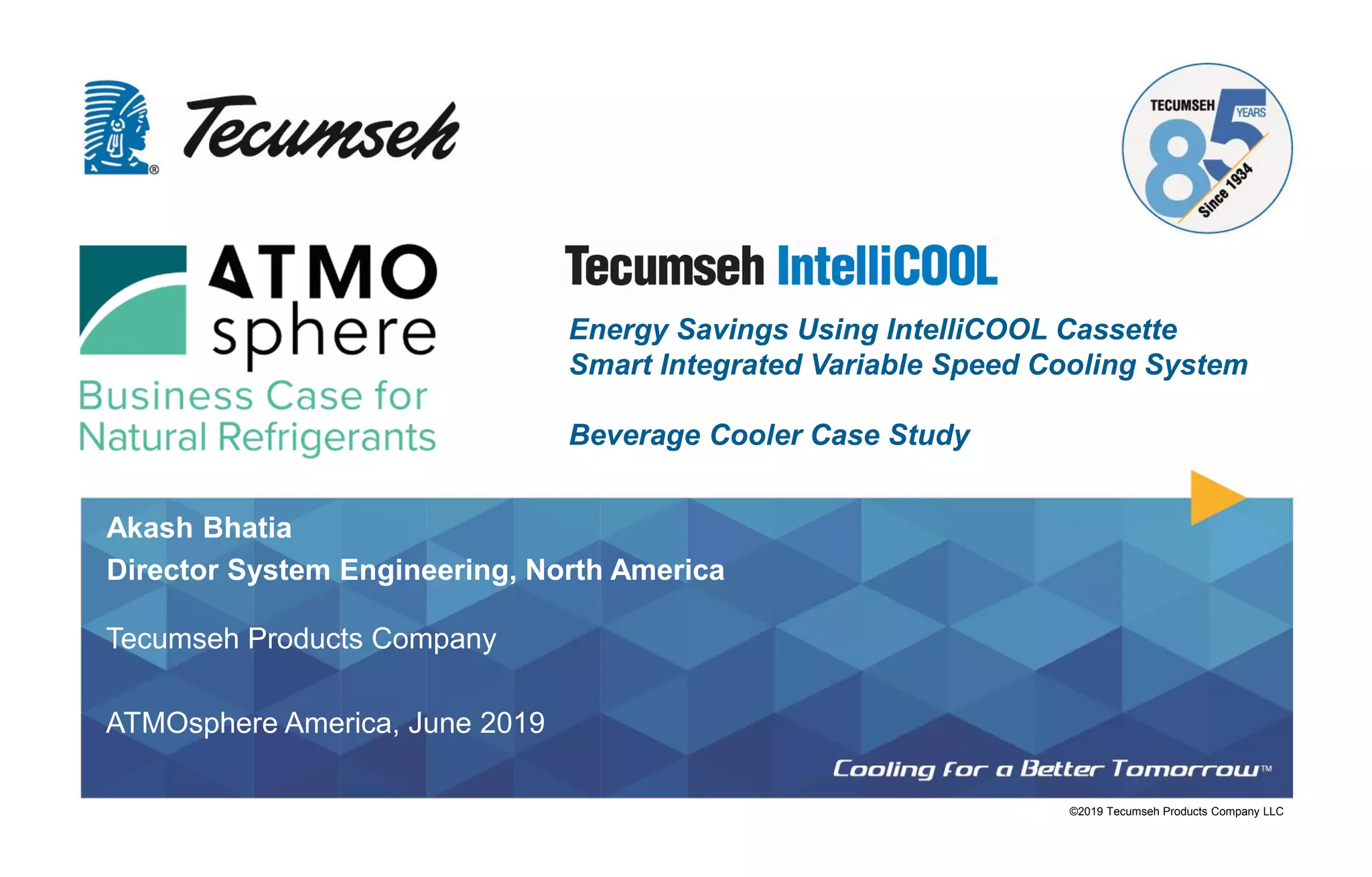 Energy savings using IntelliCOOL cassette smart integrated variable speed cooling system | PDF