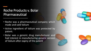 Key terms Patent Act Term #8: Bolar Exception | PDF