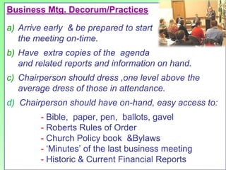 8 Business meeting decorum | PPTX
