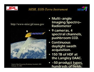 MISR Products and Tools | PDF | Geography | Science