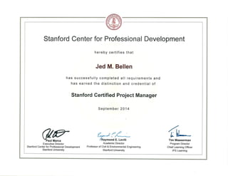 Stanford Certificate | PDF