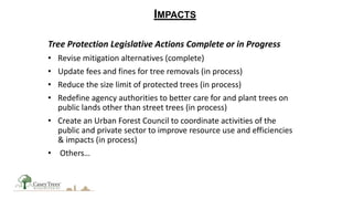 Tree Report Cards: Progress or Poison? | PPT