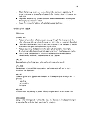 Lesson Plan Family Ritual | PDF