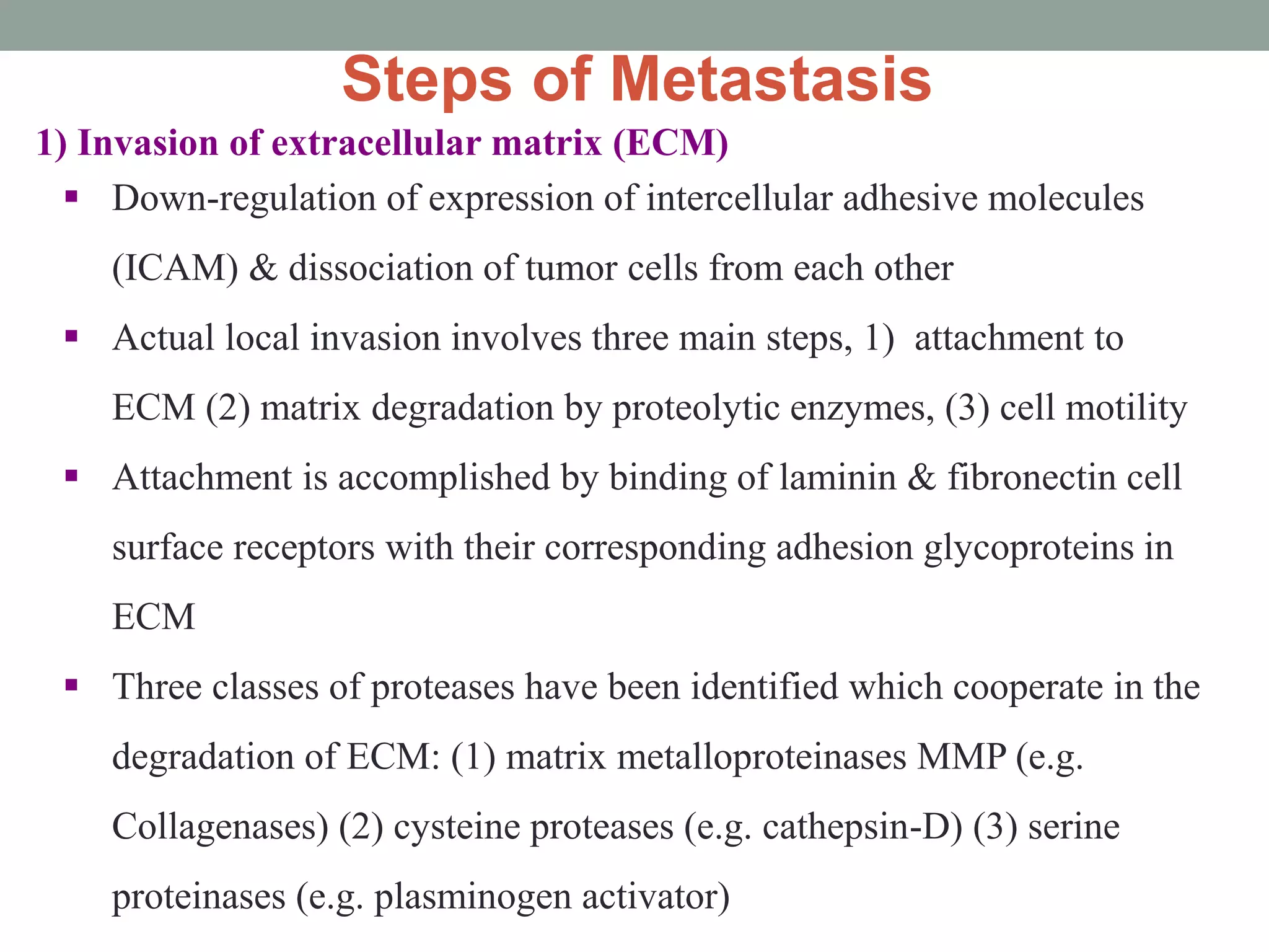 Cancer metastasis | PPTX