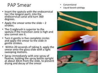 Carcinoma cervix pre management workup | PPTX