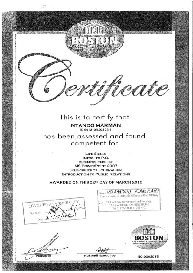 Editable Certificates In Boston College Free School Leaving