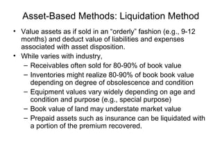 08~chapter 8 primer_on_relative_valuation_methods | PPT