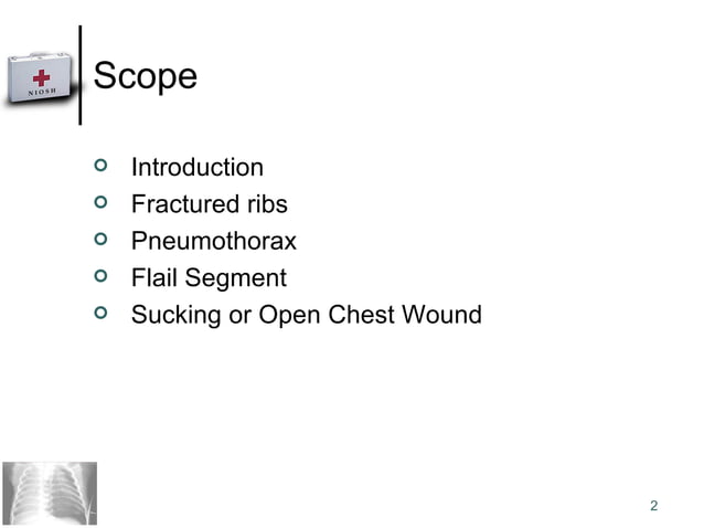 First Aid For Chest Injury | PPT