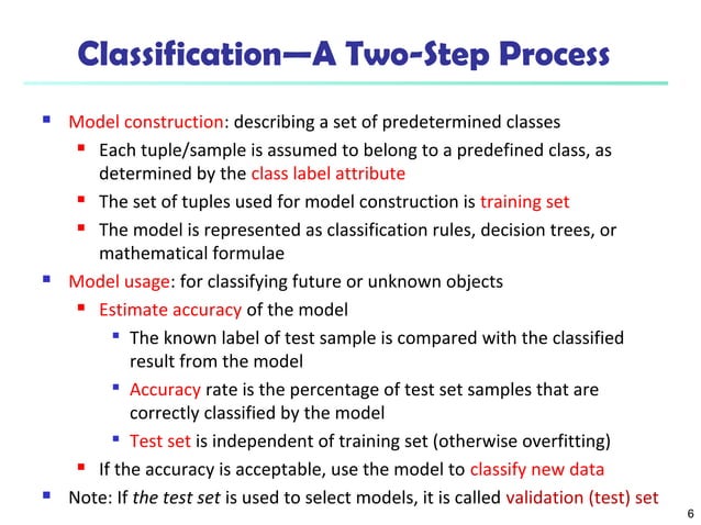 Data Mining:Concepts and Techniques, Chapter 8. Classification: Basic ...
