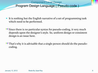 08 component level_design | PPT