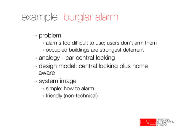 EPFL - PxS, week 8 - conceptual design | PPT