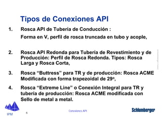 08 conexiones de tubulares api | PDF