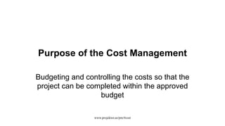 Project Cost Management | PPTX