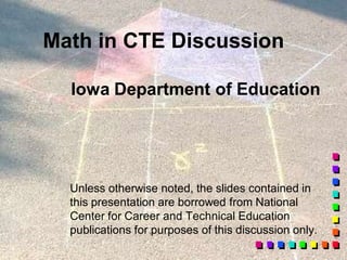 08 cte iowa_math_in_cte_presentation (1) | PDF