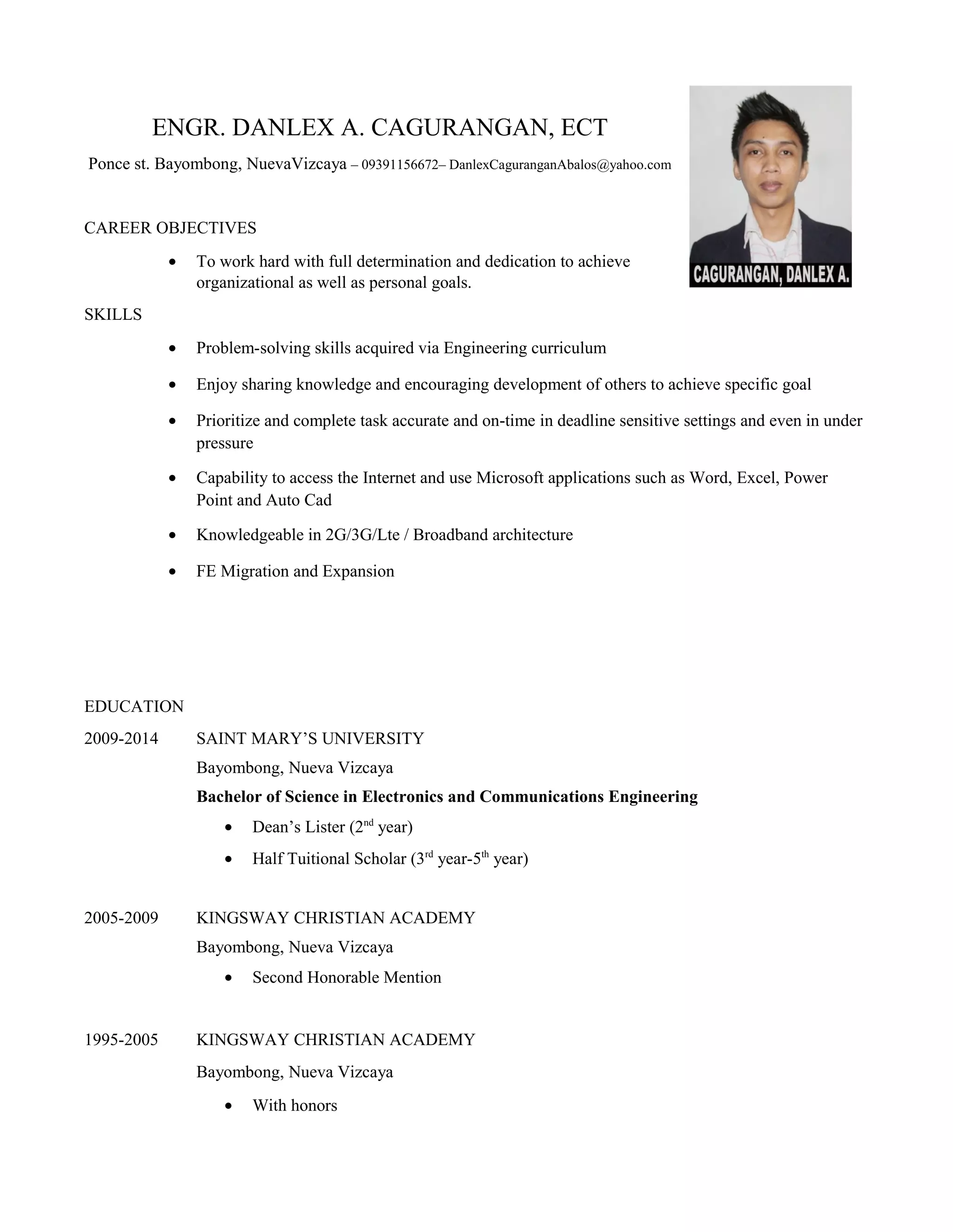 Danlex Cagurangan | DOC | Telecommunications Industry | Industries