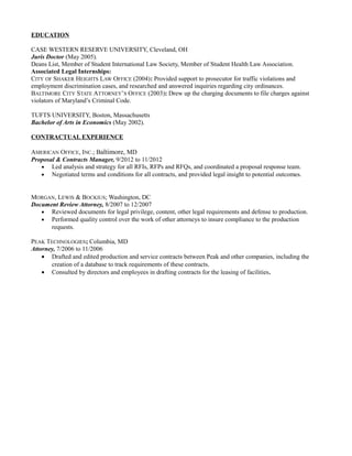 Jonathan Haar 2015 Resume | DOC