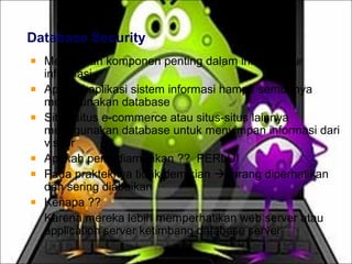 08 database security | PPT