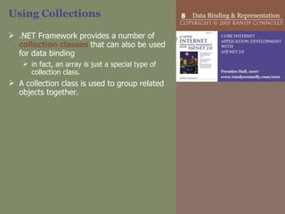 ASP.NET 08 - Data Binding And Representation | PPT