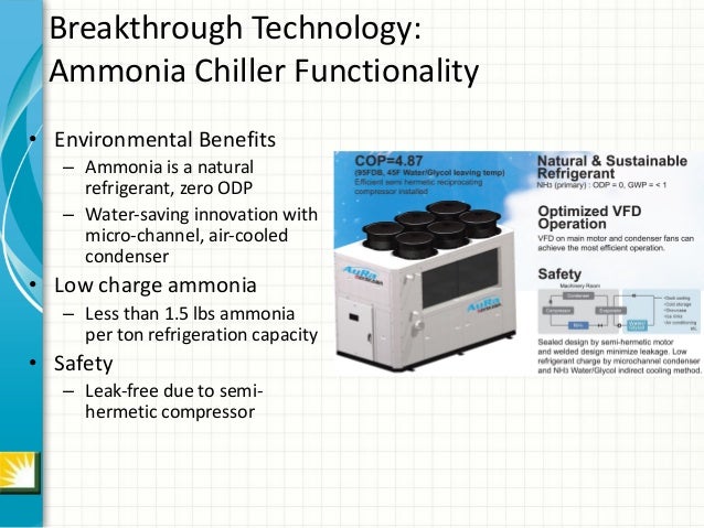 Energy efficiency aspects of low-charge ammonia refrigeration in food…