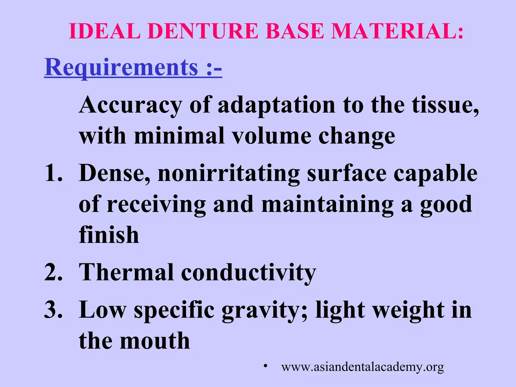 Denture base considerations in removable partial denture /RPD | PPT