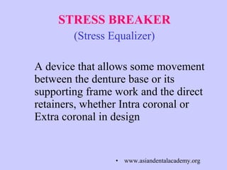 Denture base considerations in removable partial denture /RPD | PPT