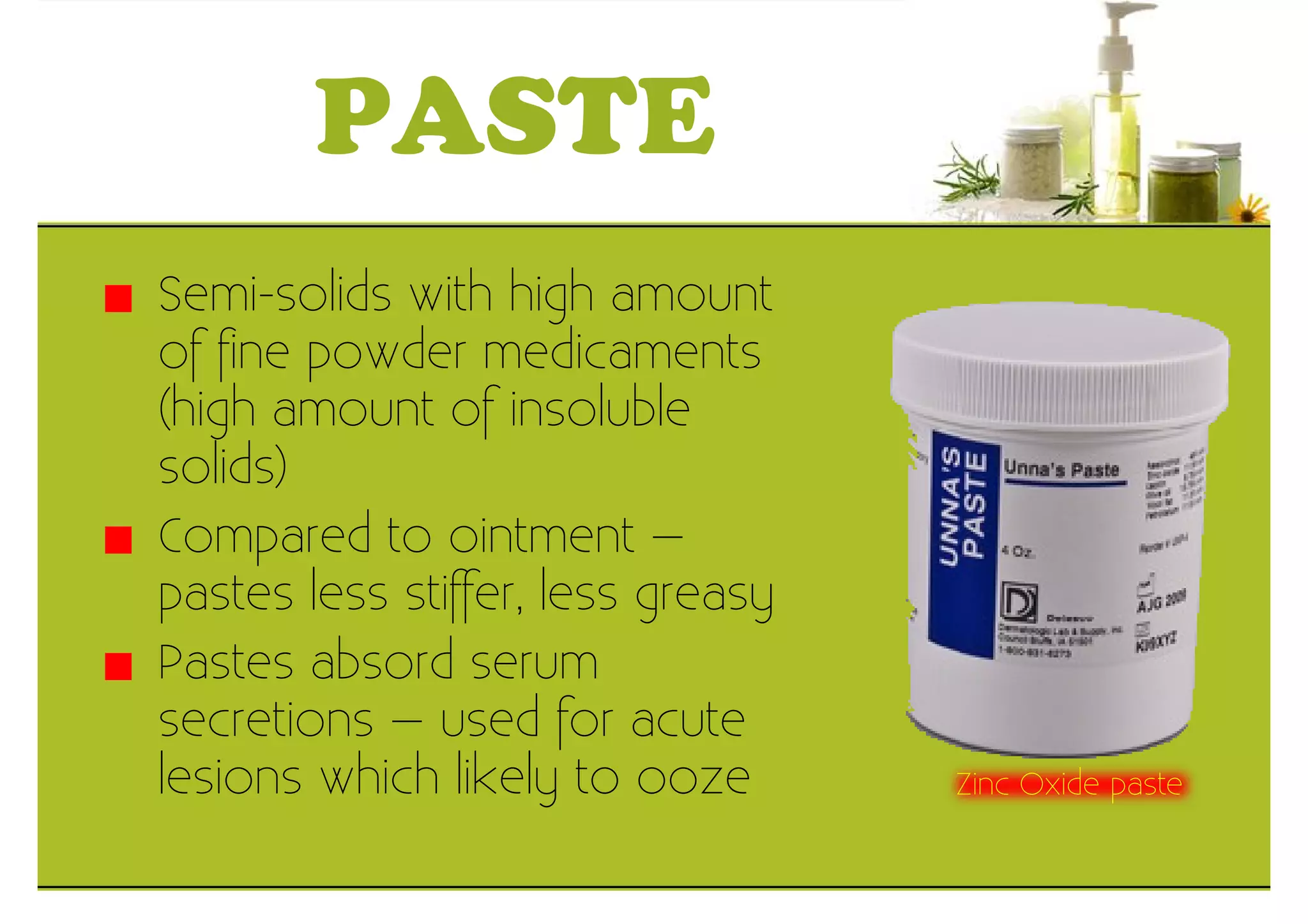 Dosage form - external preparations | PDF