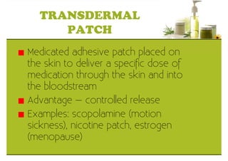 Dosage form - external preparations | PDF