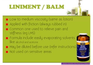 Dosage form - external preparations | PDF