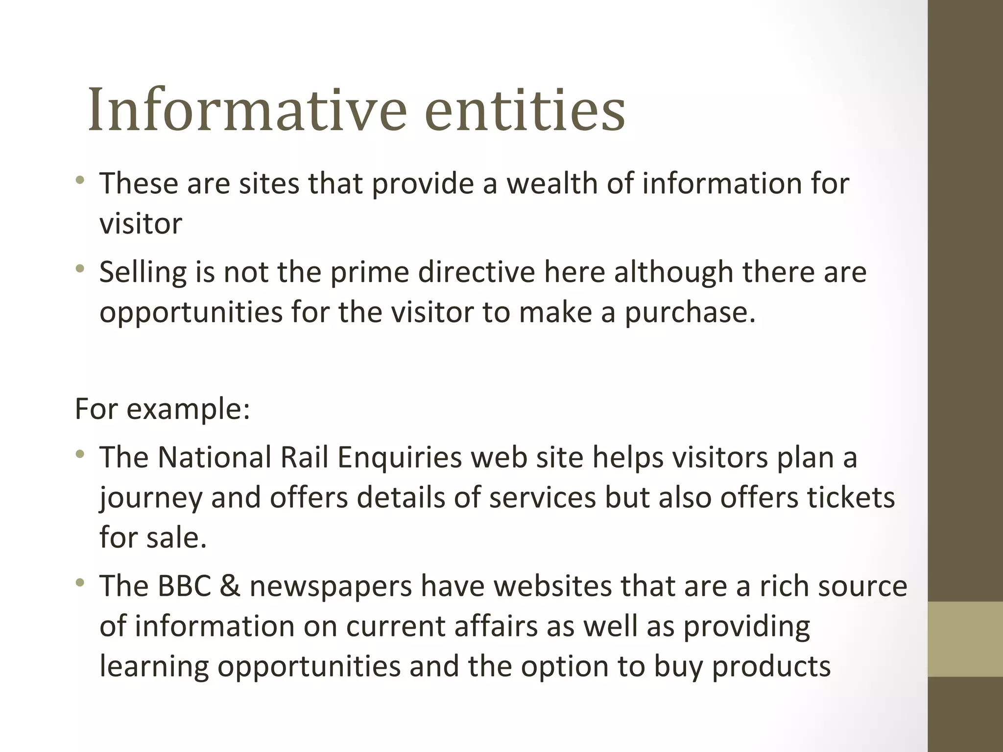 08 e commerce entities | PPT | Free Download