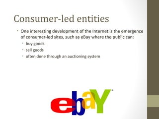 08 e commerce entities | PPT