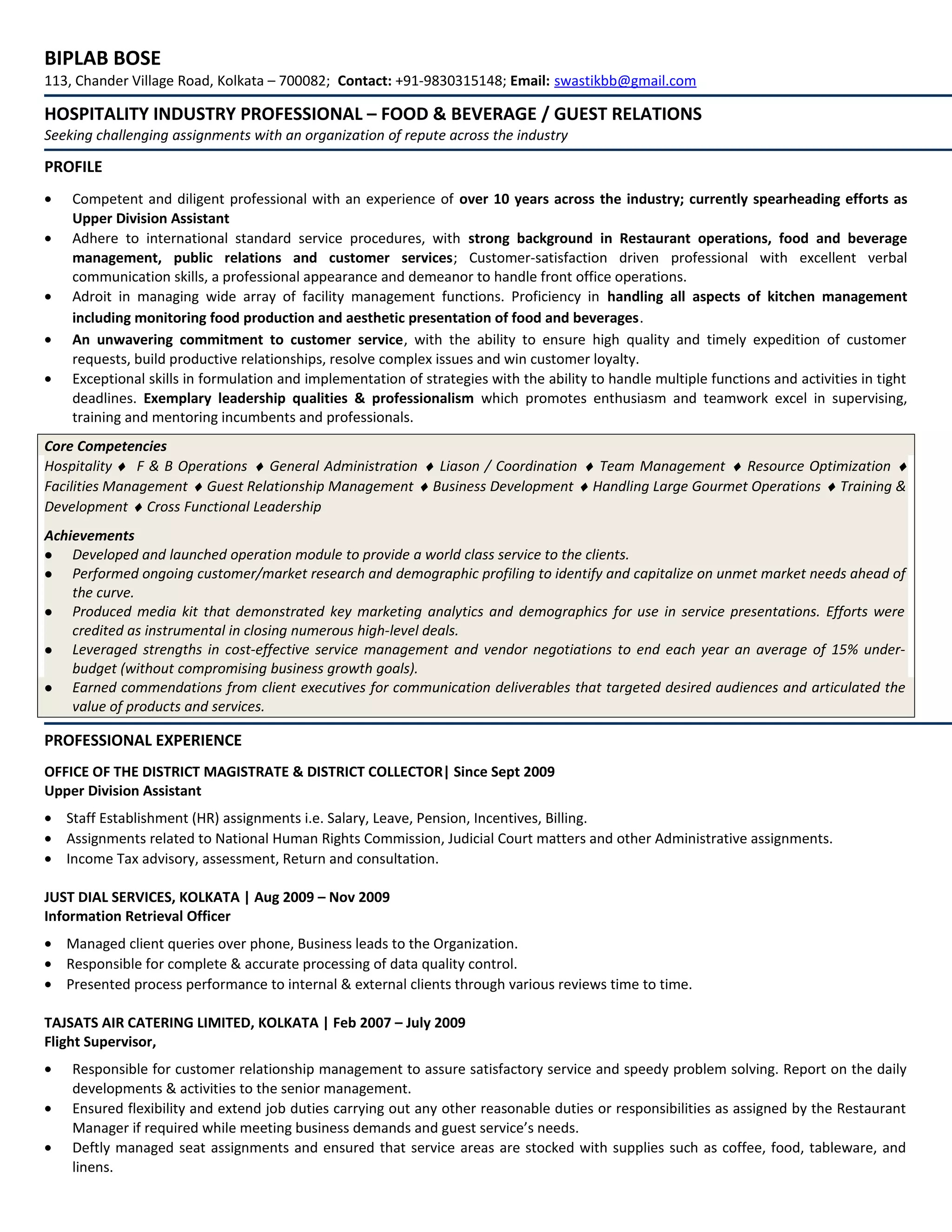 Magic Resume 1 | DOC