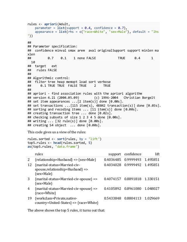 Tao Fayanreport On Top 10 Data Mining Algorithms Applications With R