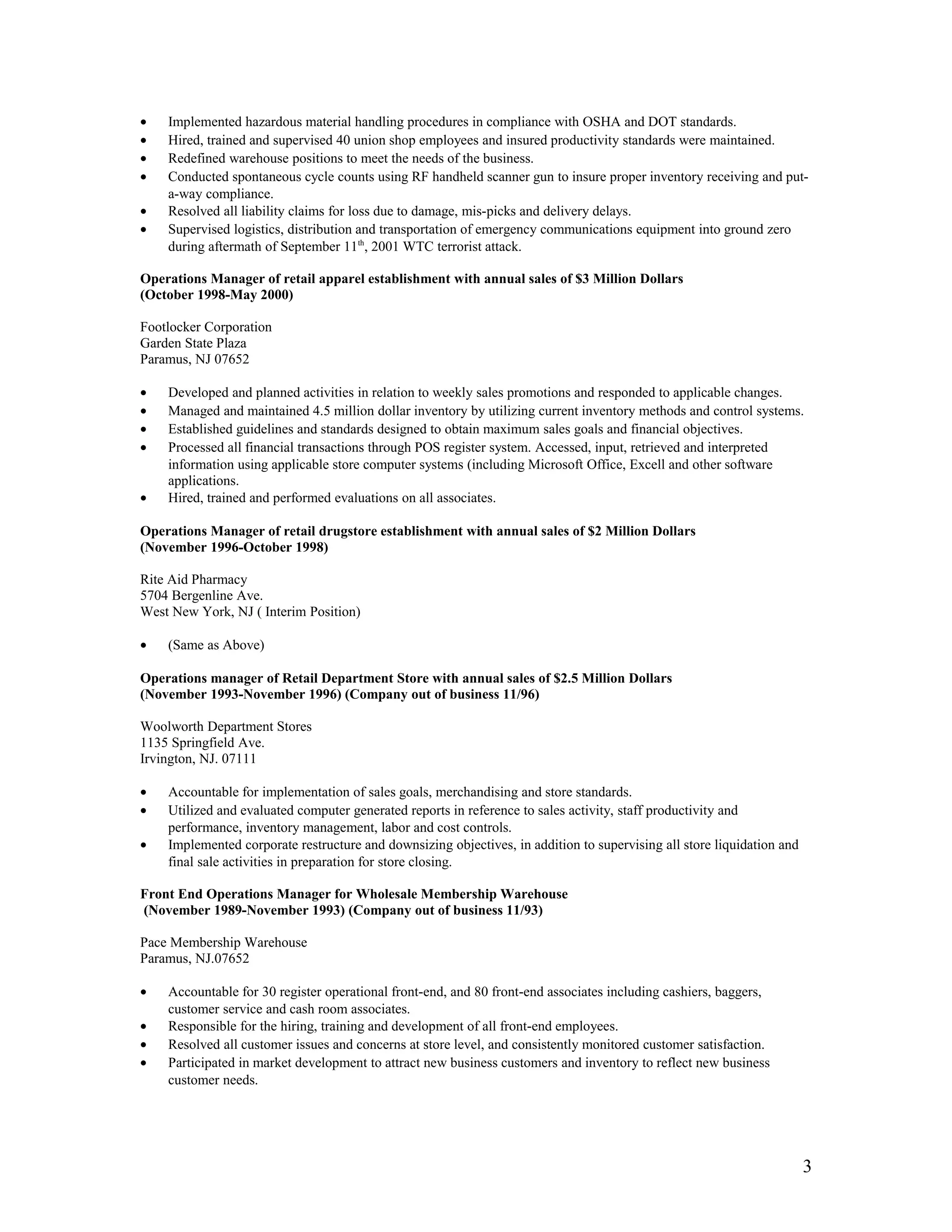 Ronald Jones Resume new cover letter | DOC