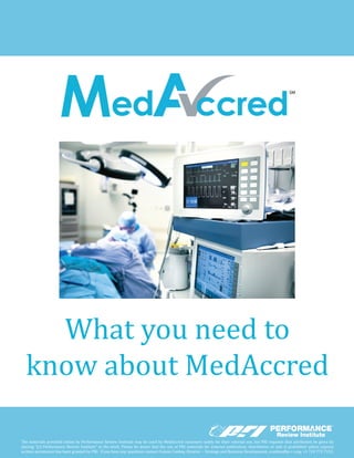 MedAccred Welcome Pack V13 160920 | PDF