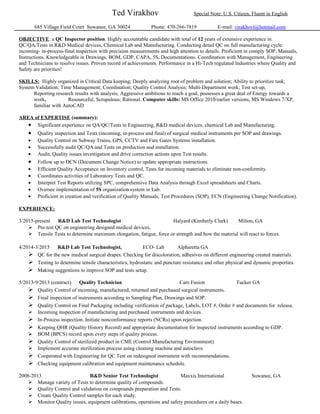 Base QC Resume | DOC