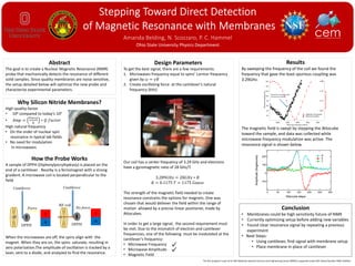 REU Poster Membrane Project_ edits | PPT