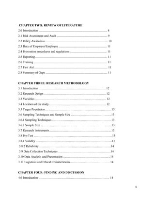 FIRST AID RESEARCH PROJECT | PDF