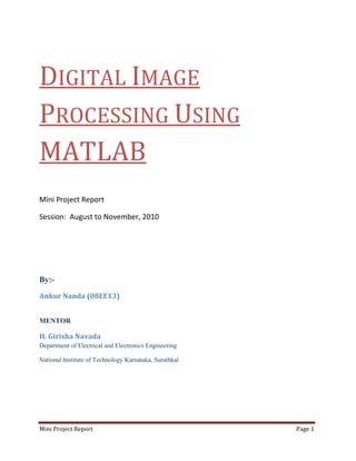 Digital Image Processing | PDF