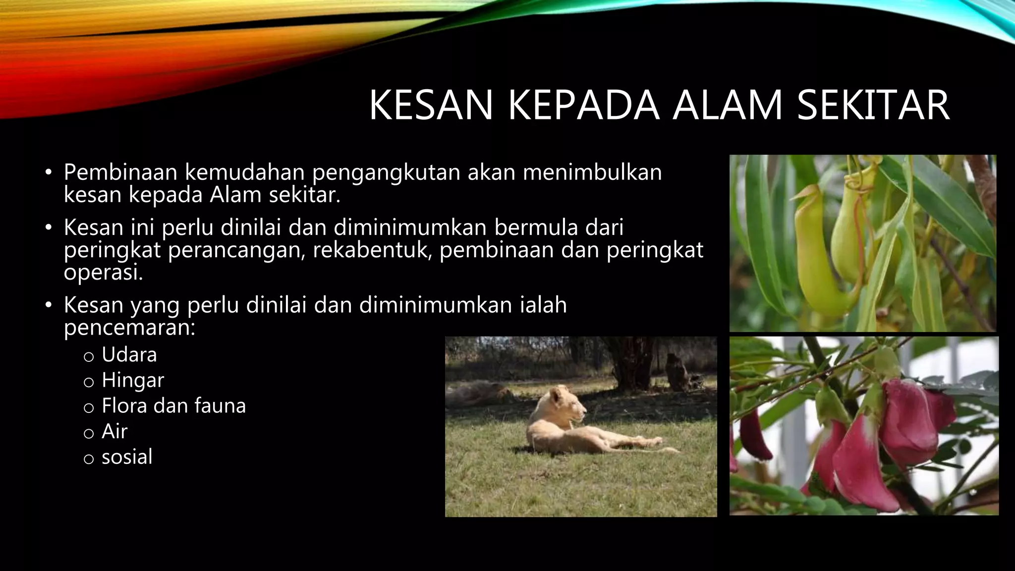 Kesan Alam Sekitar dari Projek Pengangkutan | PPTX