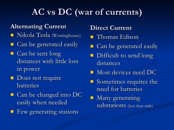 Current Ac Vs Dc Current