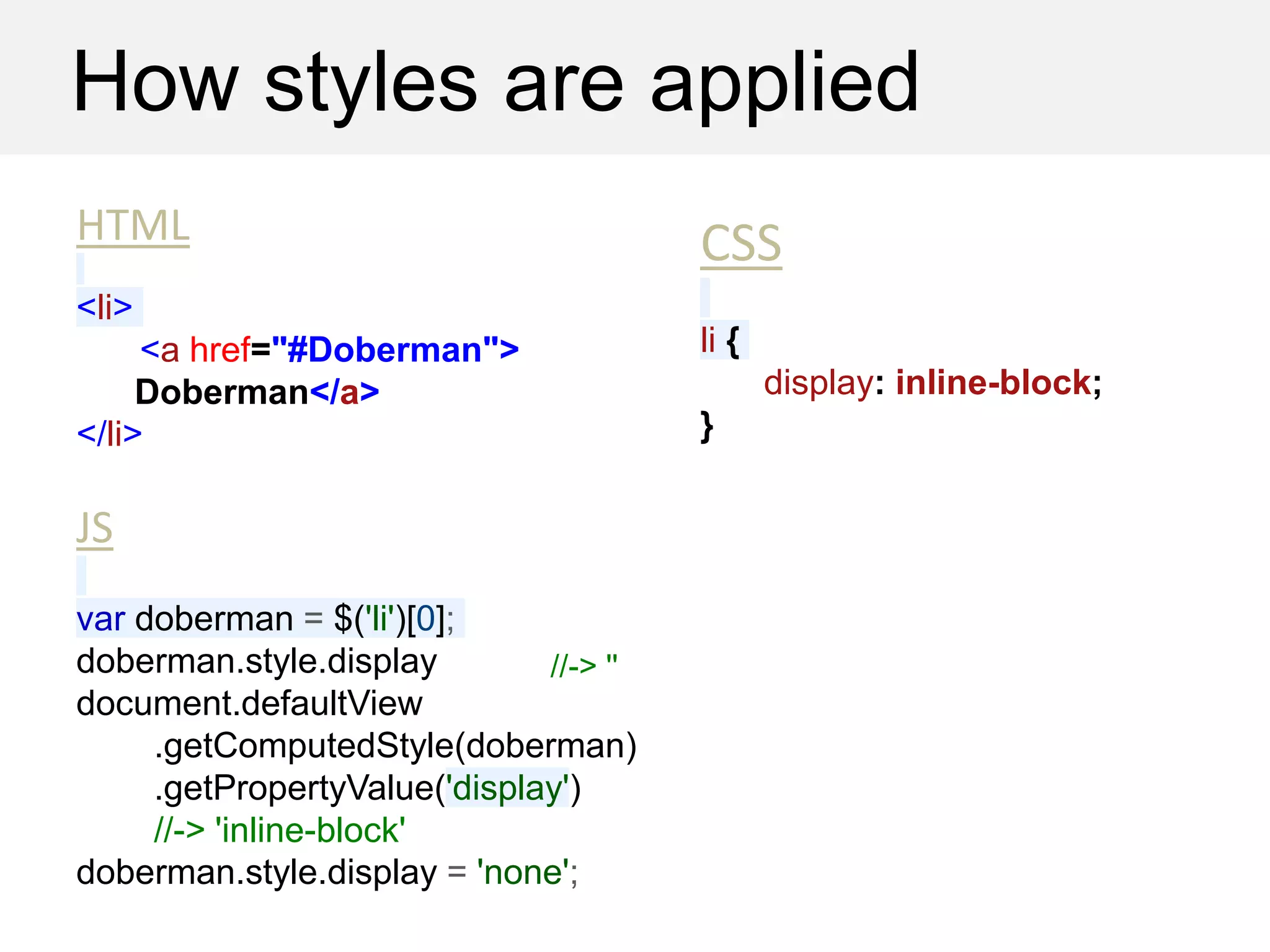 Element Styles and Positioning | PPTX