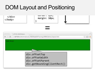 Element Styles and Positioning | PPT