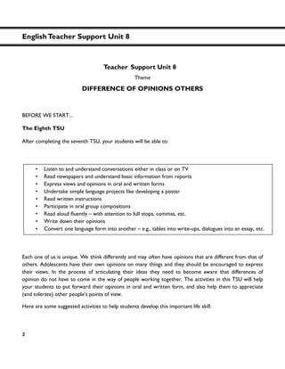 TSU English 8 HRI | PDF | Parenting Teens | Parenting