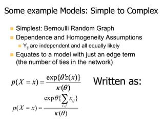 08 Exponential Random Graph Models (ERGM) | PDF