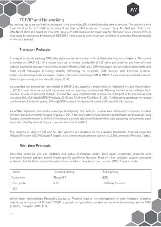 James Walton - The Development of Lighting Protocols | PDF