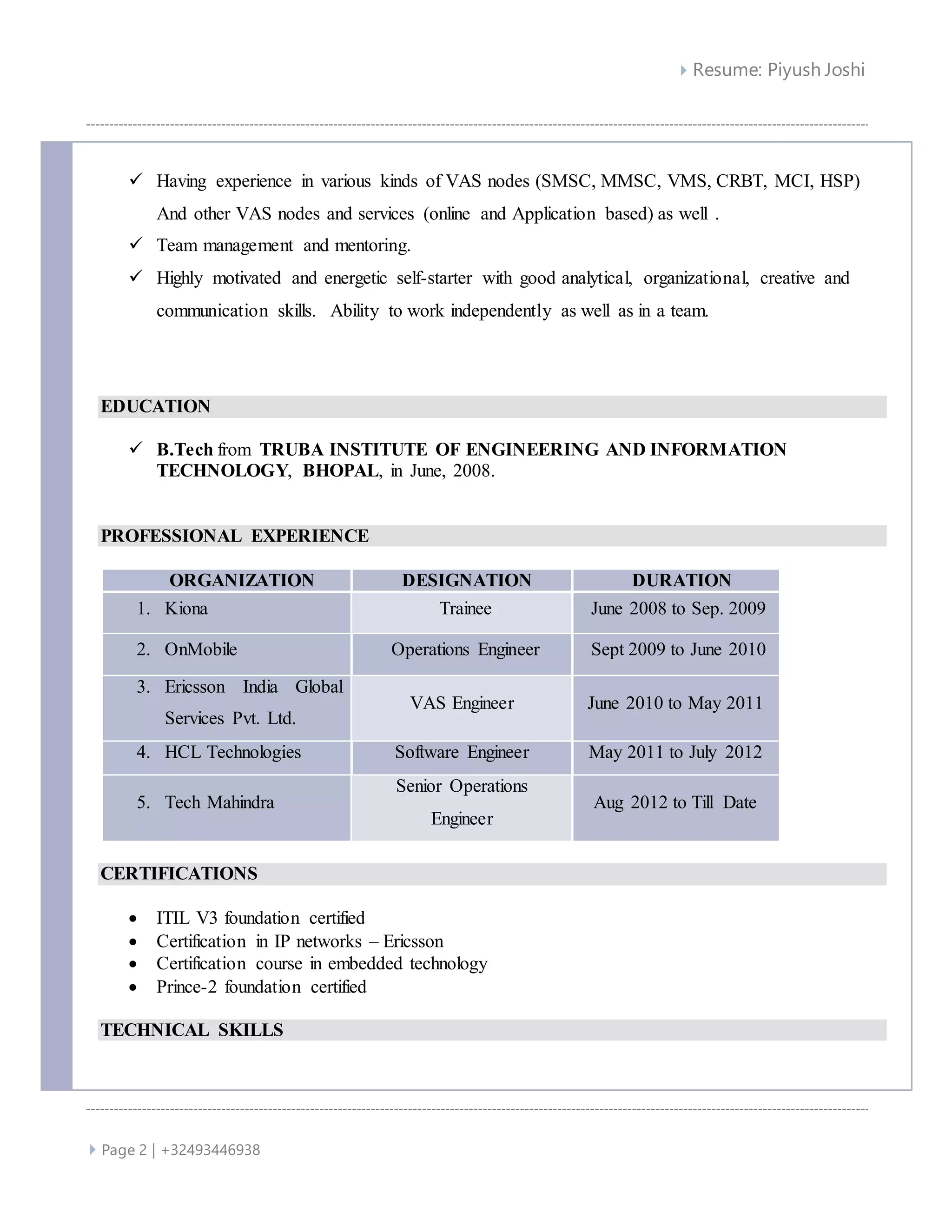 Piyush_Joshi_Resume (1) | PDF