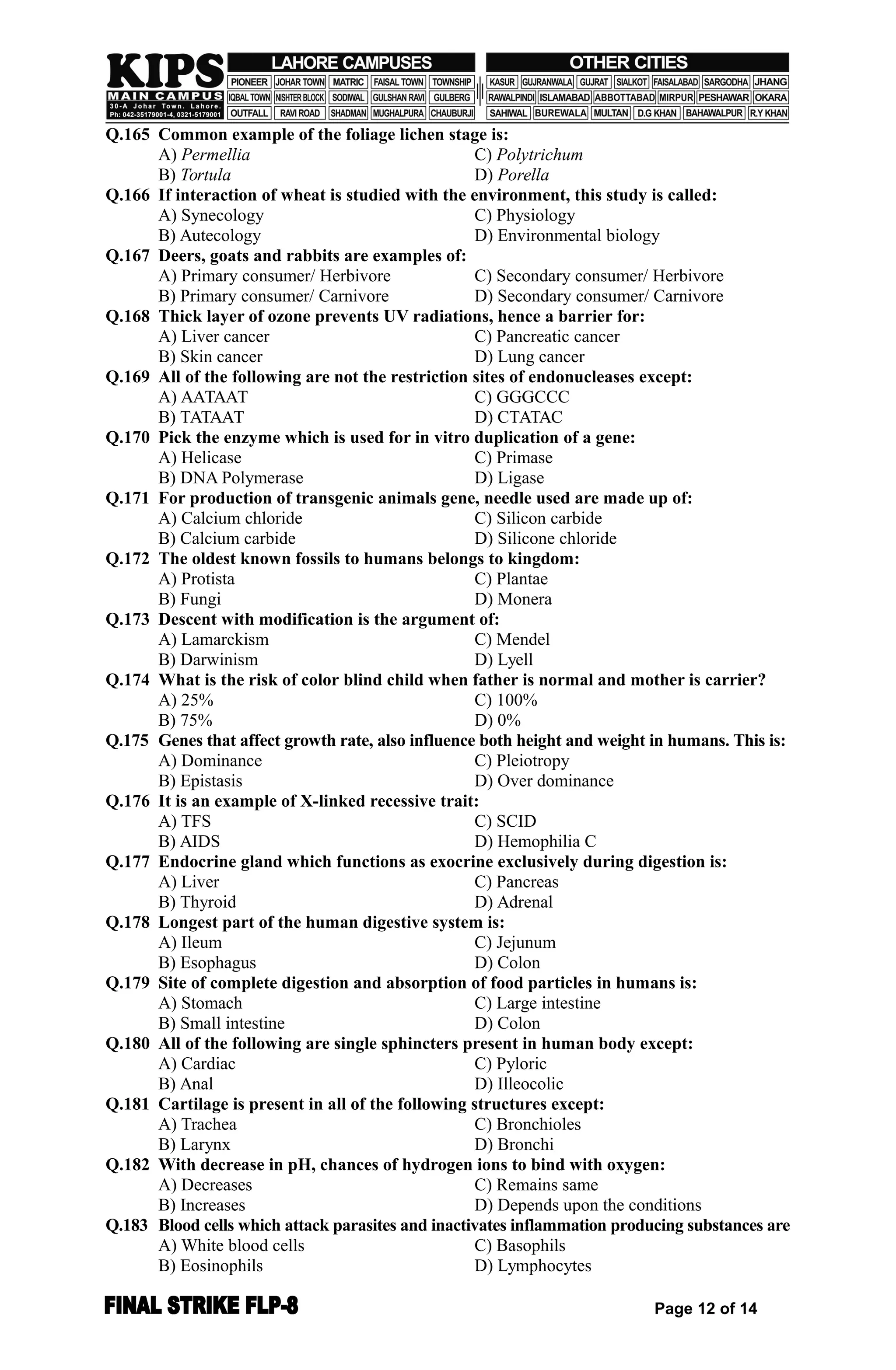 MCAT Full length paper 8-student_copy_ | PDF