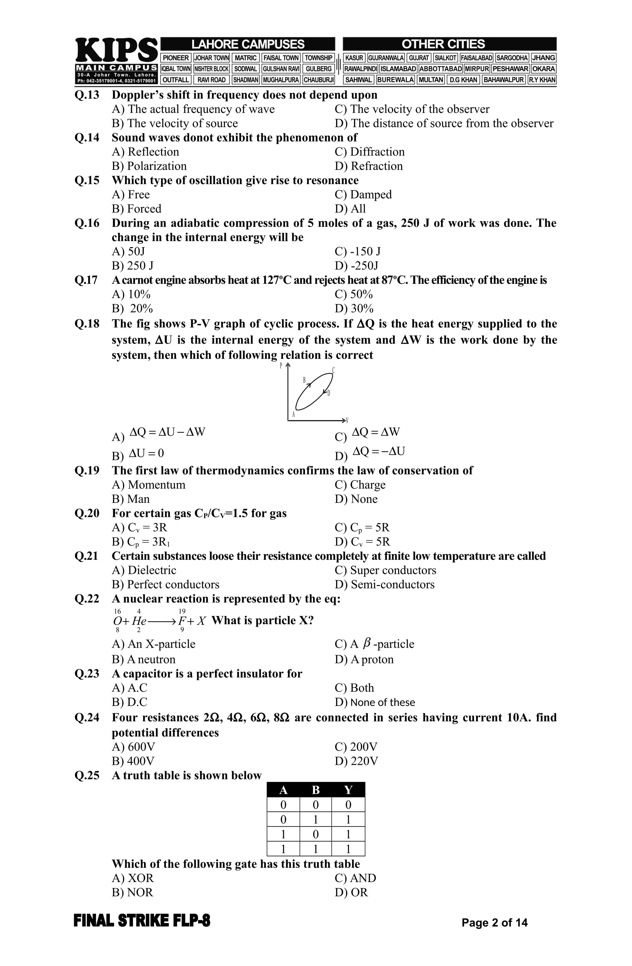 MCAT Full length paper 8-student_copy_ | PDF